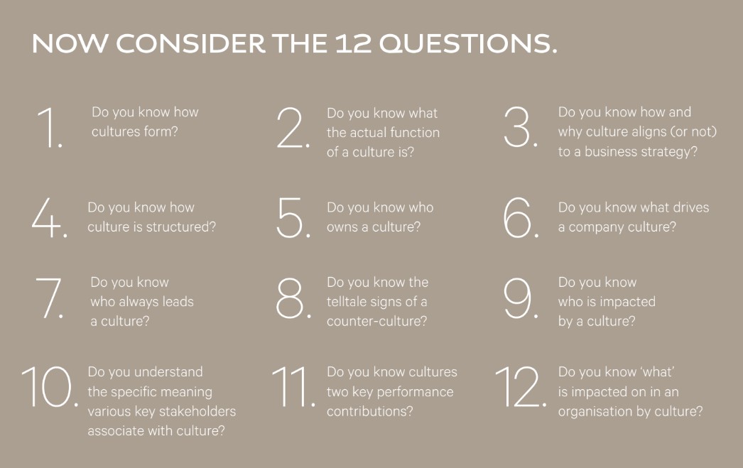 Insights Into Creating a High Performance Company Culture - Cultures at ...